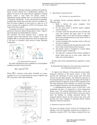 Optimised Kd-Tree Approach with Dimension Reduction for Efficient ...