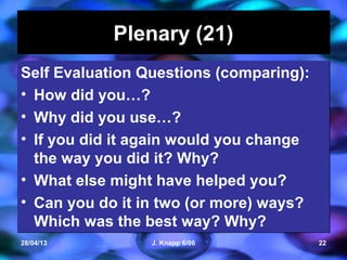 28 plenary ideas_for_mathematics | PPT