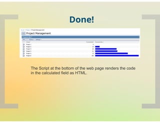 SharePoint Lesson #28: Visualisation of a Progress Bar | PPT