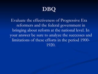 Progressive Era Intro | PPT