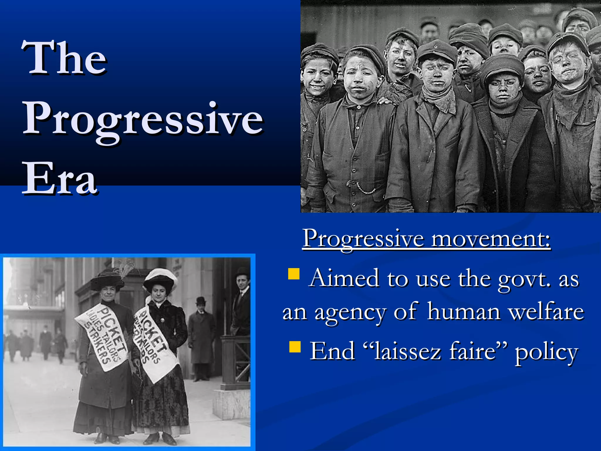Progressive Era Intro | PPT | Free Download