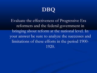 Progressive Era Intro | PPT