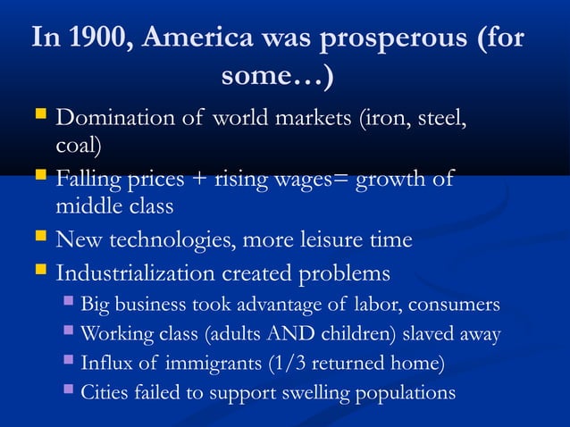 Progressive Era Intro | PPT