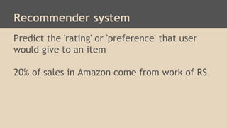 Personalized recommendation | PPTX