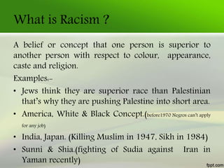 28 racism,manufacturing activity,alcohol addictn | PPT