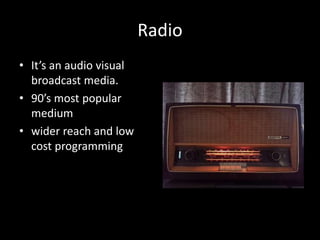 Radio and TV | PPTX