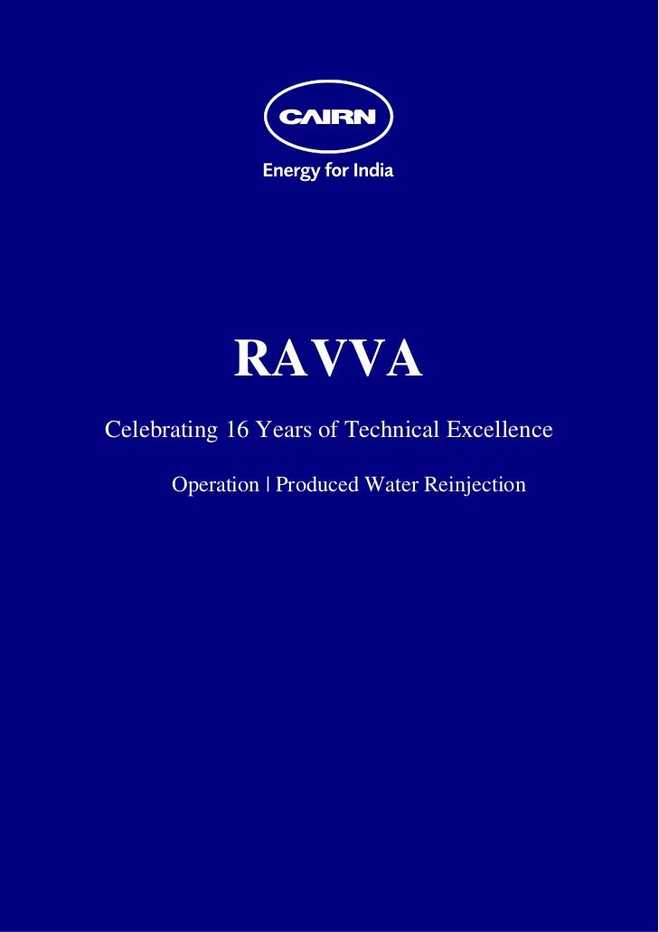 Ravva Produced Water Reinjection Ravva Produced Water Reinjection
