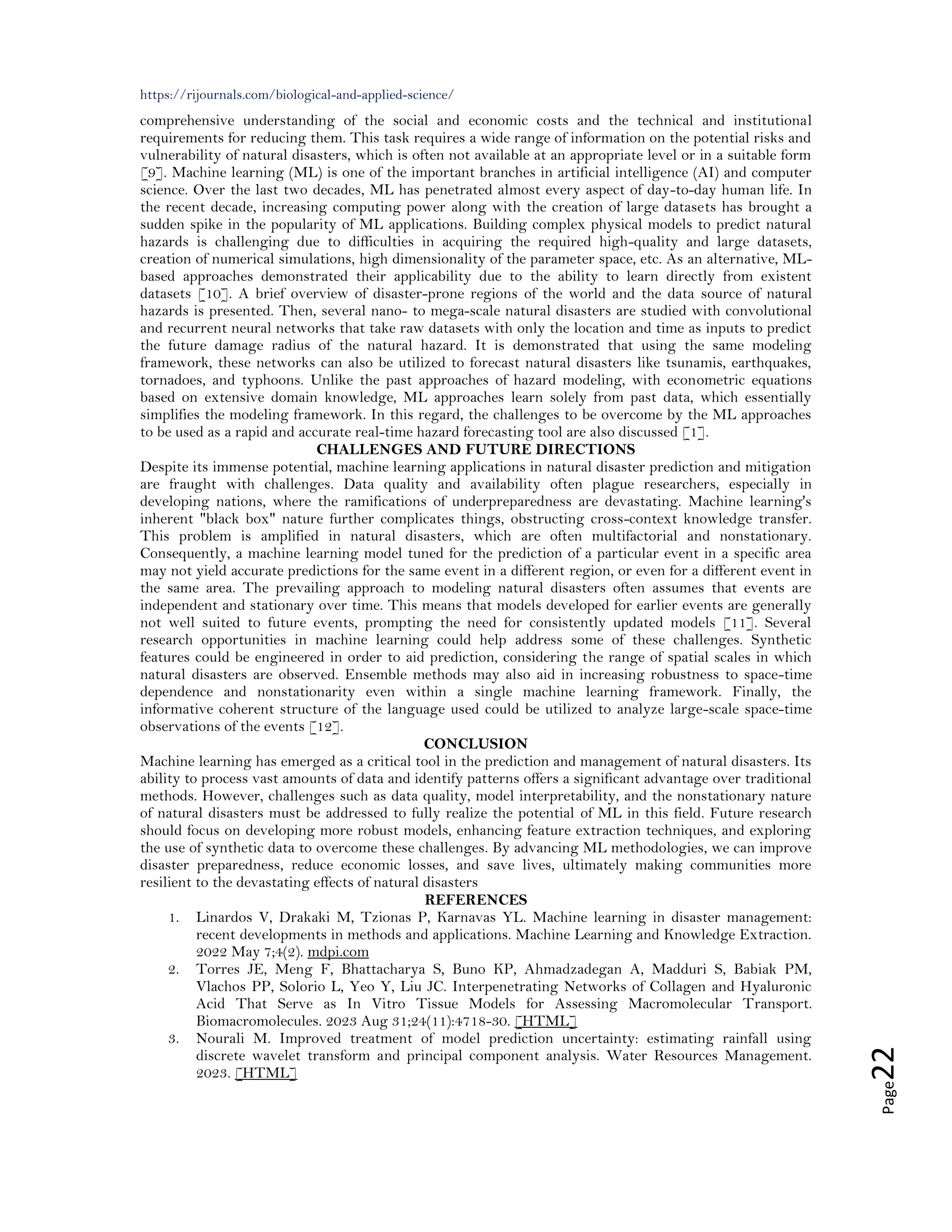 The Role of Machine Learning in Predicting Natural Disasters (www.kiu.ac.ug) | PDF | Technology ...