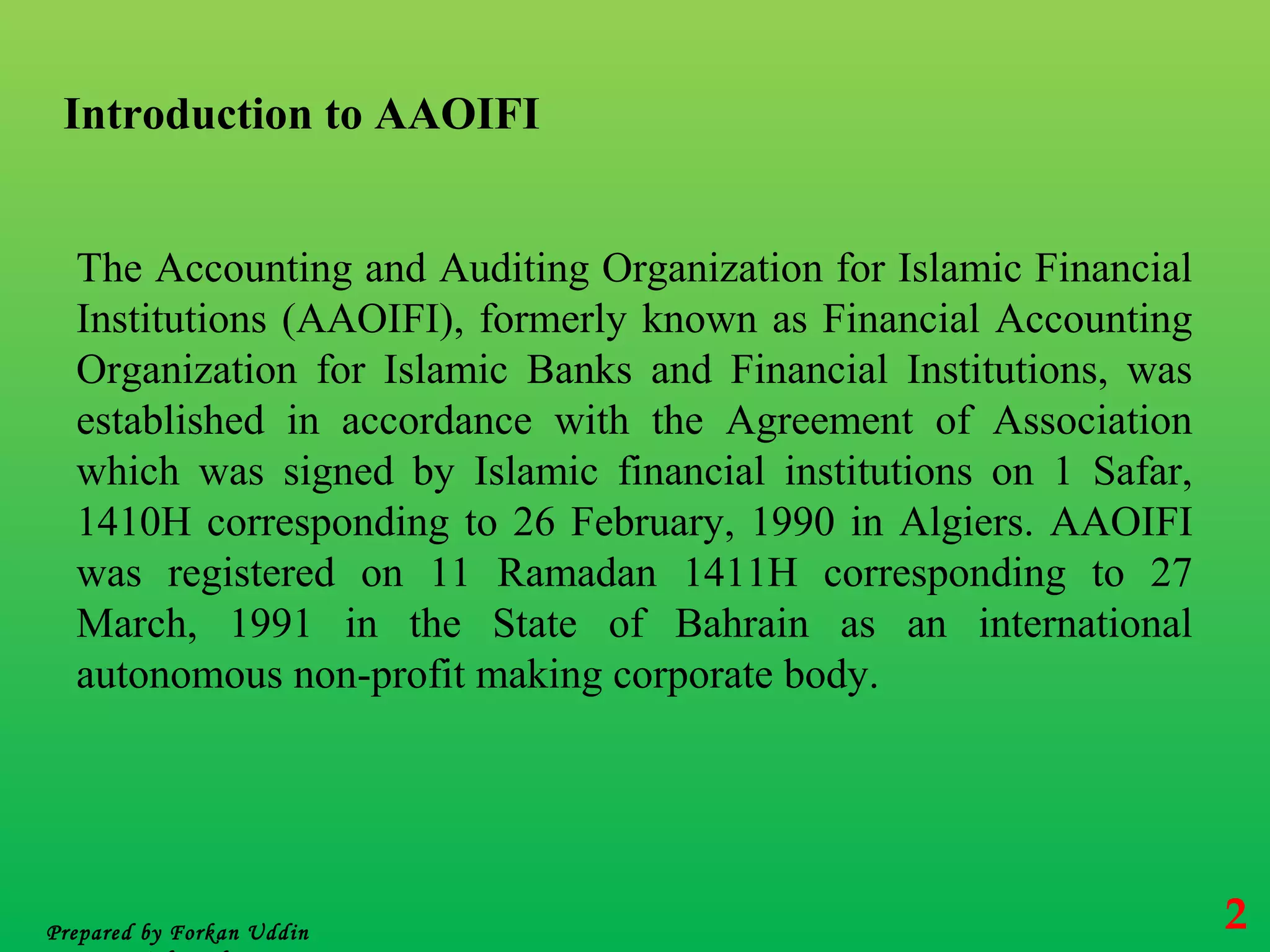 Standards & guidelines issued by accounting, auditing, governance ...