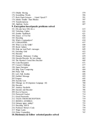 String based programming puzzles solved | DOCX