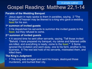 28th Sunday A Mass Readings | PPT | Christianity | Religion & Spirituality