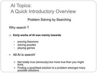 28th Jan Intro to AI.ppt | Artificial Intelligence | Technology & Computing