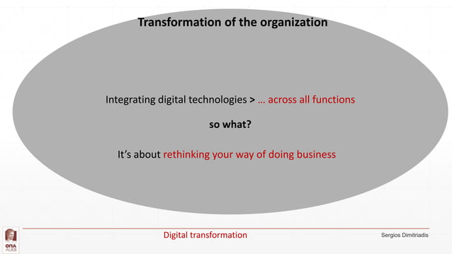 An introduction to Digital Transformation | PDF | Business | Business ...