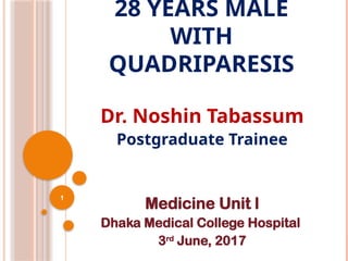 28 years Male with Quadriparesis Final-1.pptx