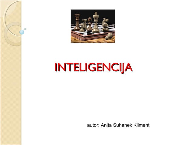 inteligencija | PPT
