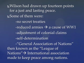 World War I - 29.4 A Flawed Peace | PPTX