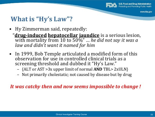 FDA 2013 Clinical Investigator Training Course: Serious Drug Induced