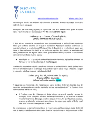 29. salmo 29 victoria de melquisedec | PDF