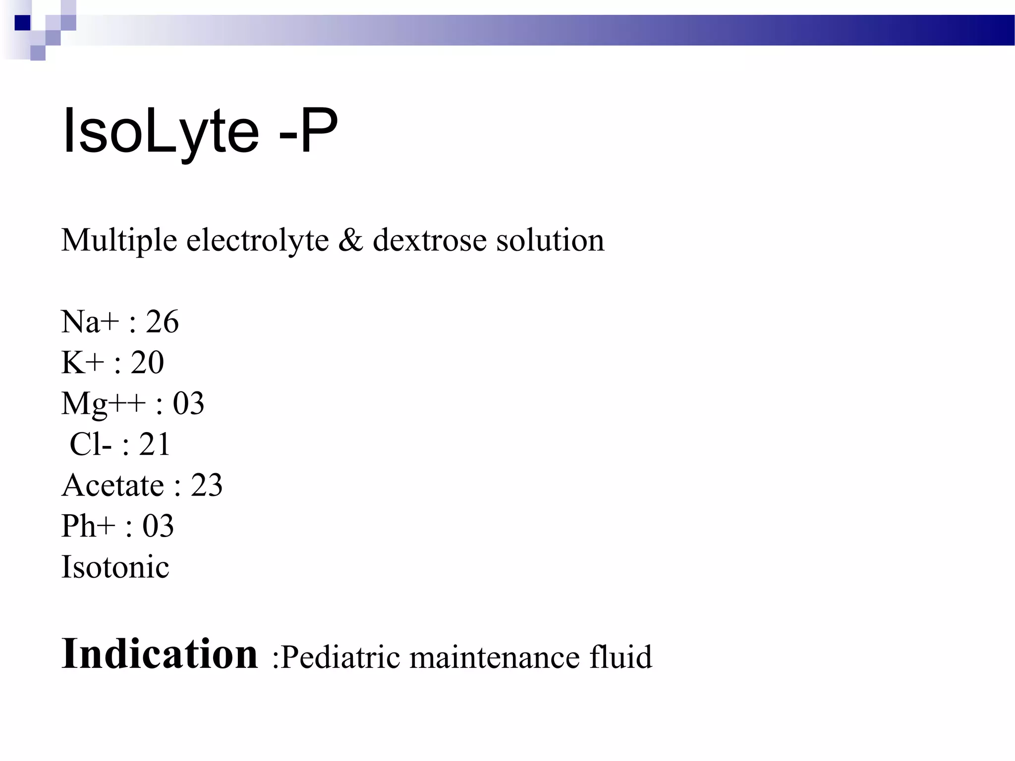 intravenous fluid | PPT