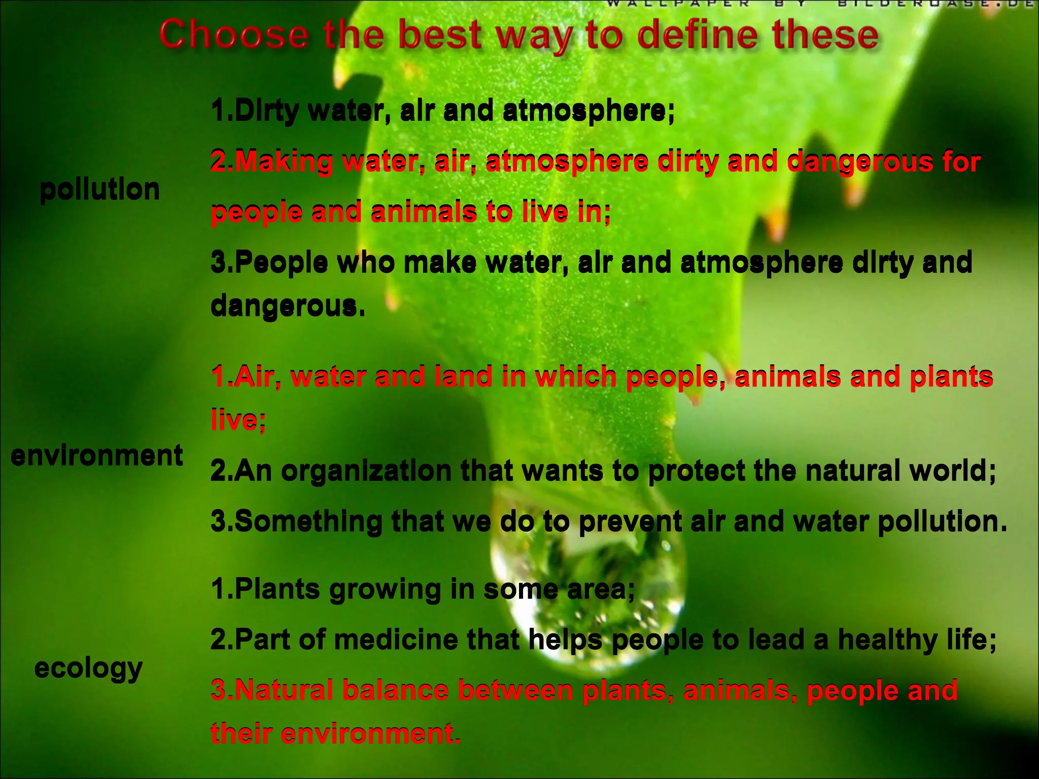 Презентация 10 класс This fragile planet. | PPT | Indoor Environmental ...