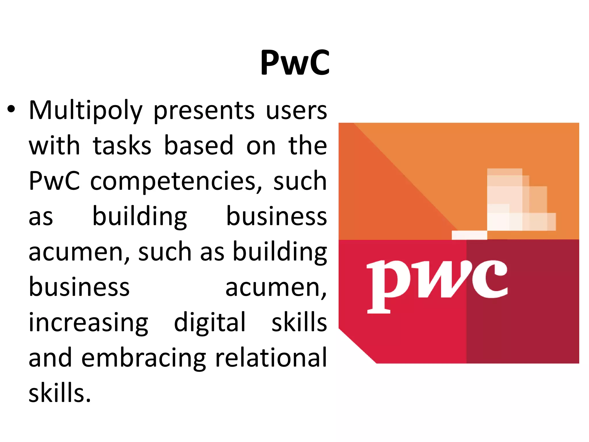PWC success story - Gamification in recruitment - Manu Melwin Joy | PPTX