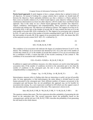 MOCANAR: A MULTI-OBJECTIVE CUCKOO SEARCH ALGORITHM FOR NUMERIC ASSOCIATION RULE DISCOVERY | PDF