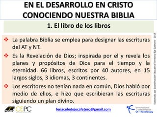 29. conociendo nuestra biblia | PDF