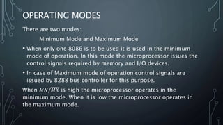 29. 8086 microprocessor pin diagram | PPTX