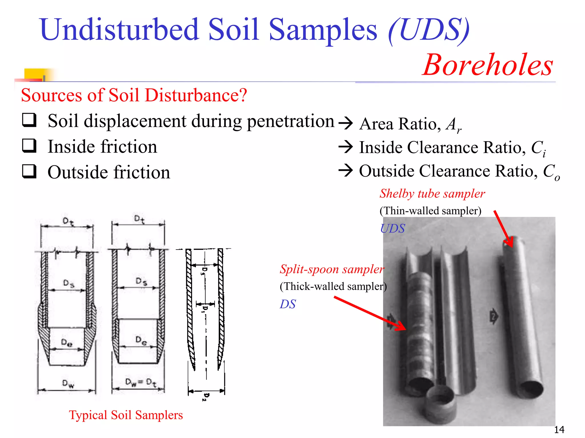 Geotechnical Engineering-I [Lec #29: Soil Exploration - II] | PPSX