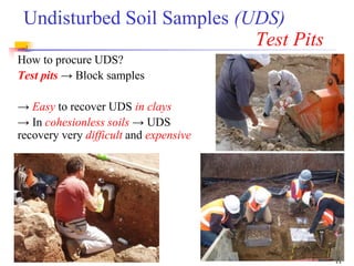 Geotechnical Engineering-I [Lec #29: Soil Exploration - II] | PPSX