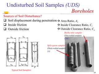 Geotechnical Engineering-I [Lec #29: Soil Exploration - II] | PPSX