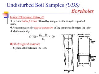 Geotechnical Engineering-I [Lec #29: Soil Exploration - II] | PPSX