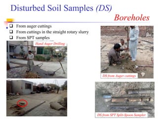 Geotechnical Engineering-I [Lec #29: Soil Exploration - II] | PPSX