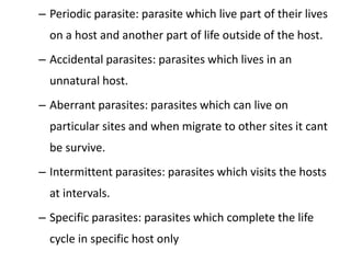 29. parasites | PPTX