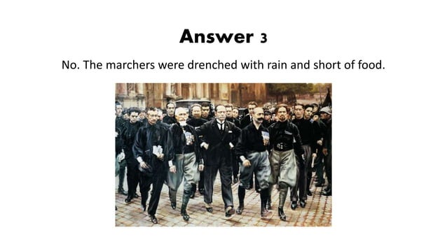 REVISION IGCSE CAMBRIDGE HISTORY: MARCH ON ROME | PPT REVISION IGCSE CAMBRIDGE HISTORY: MARCH ON ROME | PPT