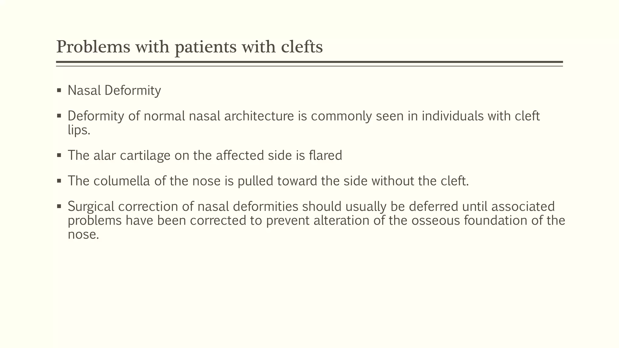 Cleft Lip and Palate | PPTX