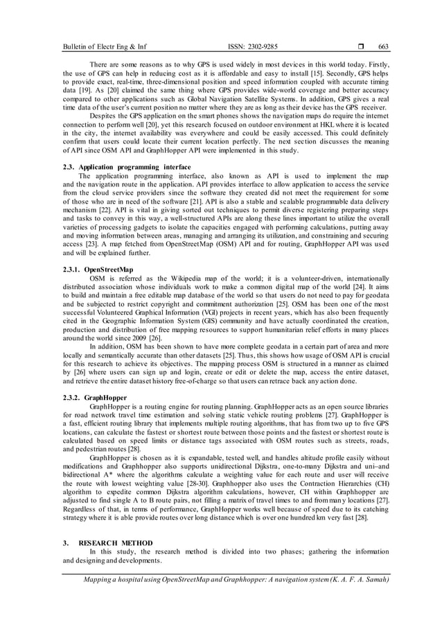 Mapping A Hospital Using Openstreetmap And Graphhopper A Navigation System Pdf