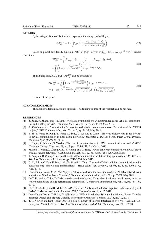 Employing non-orthogonal multiple access scheme in UAV-based wireless networks | PDF