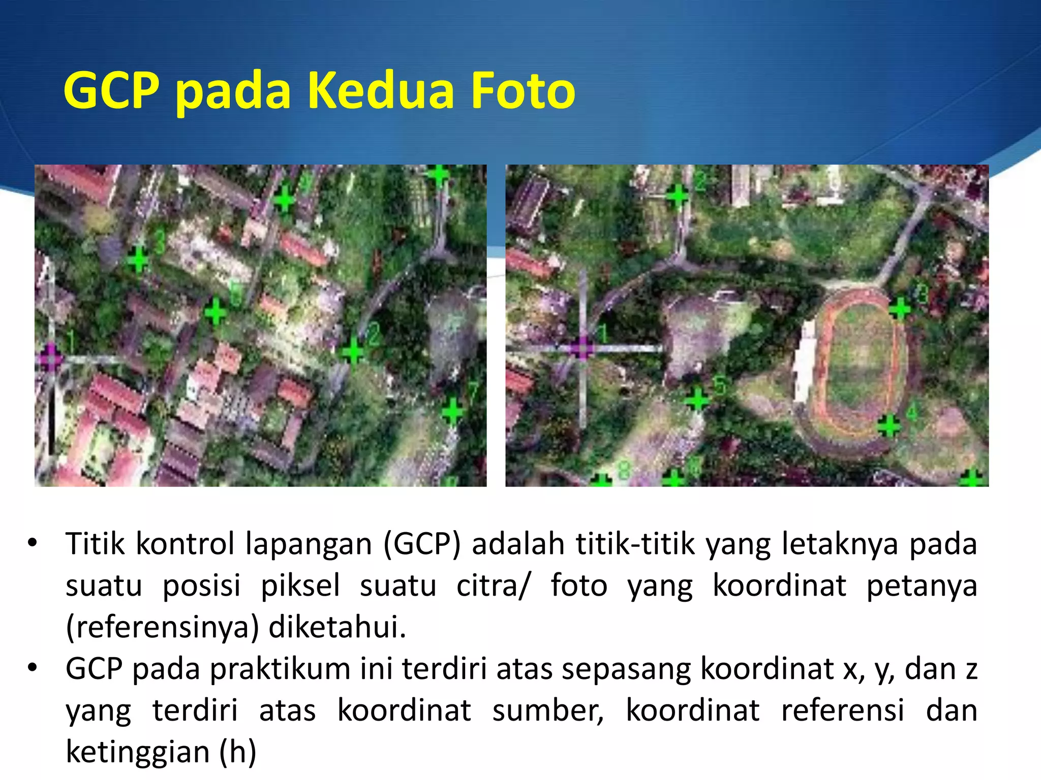 Orthorektifikasi Foto Udara | PDF