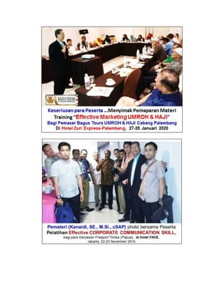 (2022) Silabus Training "Effective SALES COMMUNICATION Skill and NEGOTIATING TECHNIQUE" | DOCX