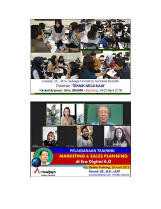 (2022) Silabus Training "Effective SALES COMMUNICATION Skill and NEGOTIATING TECHNIQUE" | DOCX