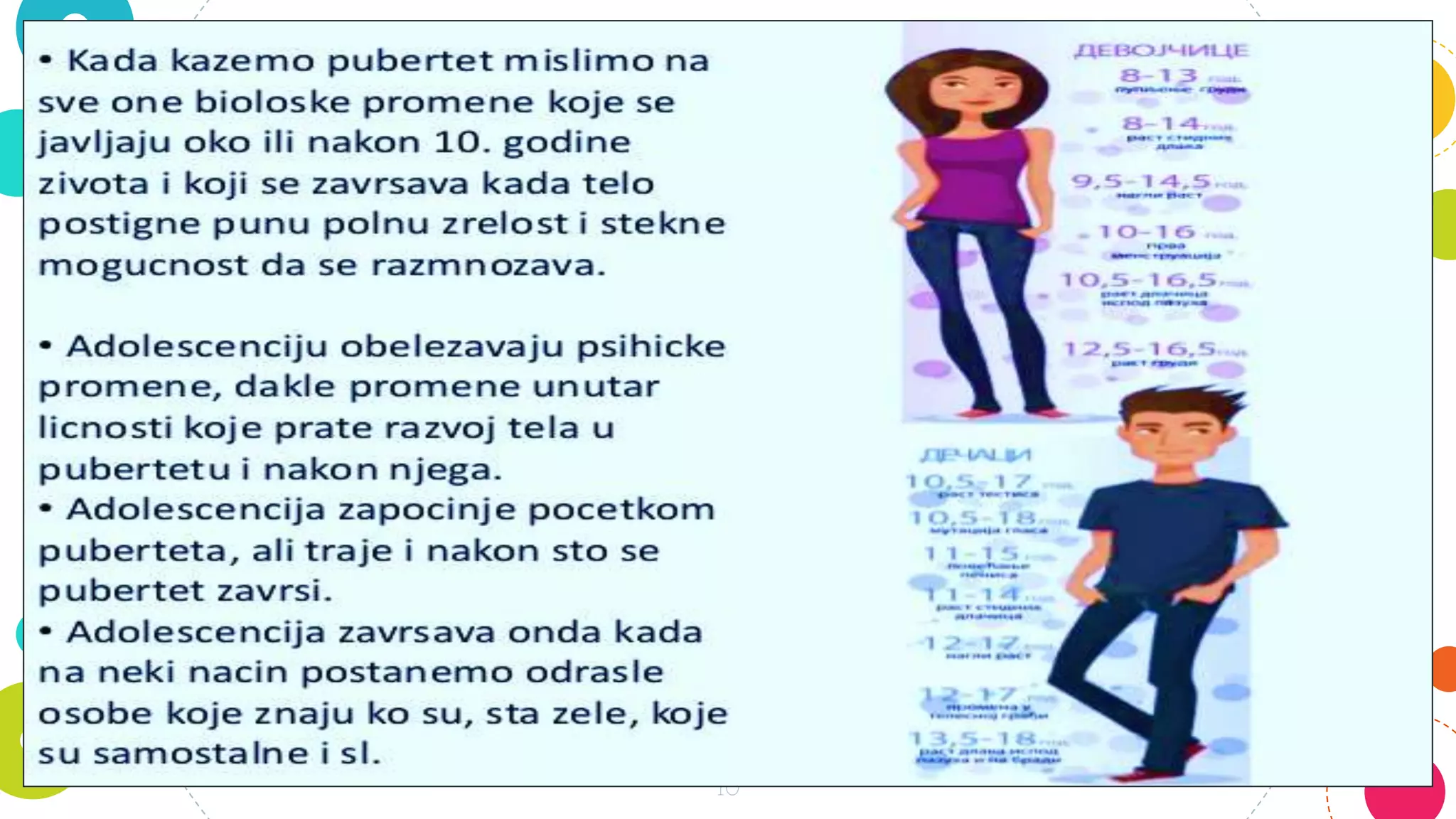 29. razvice, pubertet kod čoveka | PPTX