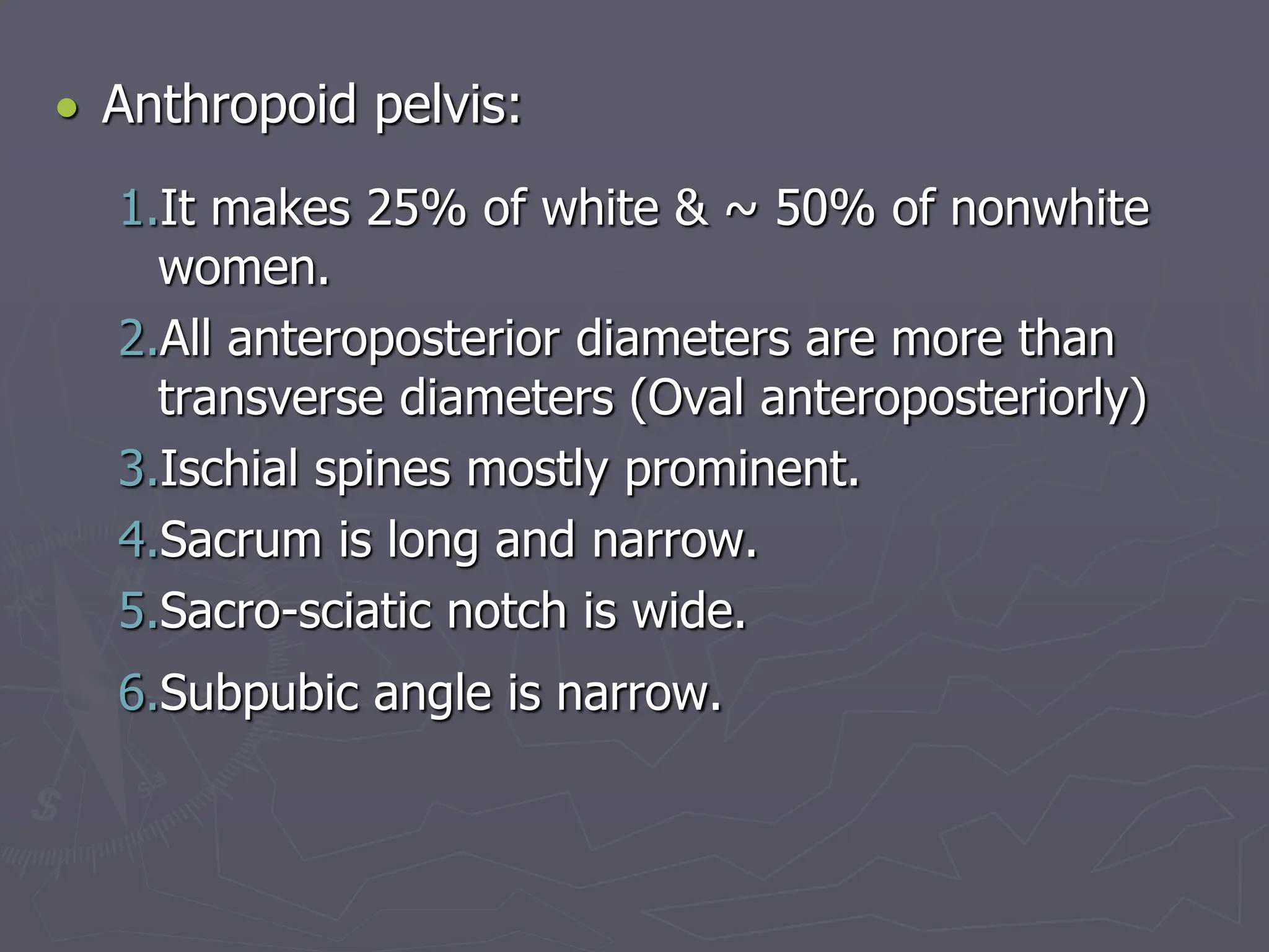 Anatomy of the bony pelvis With all types | PPT