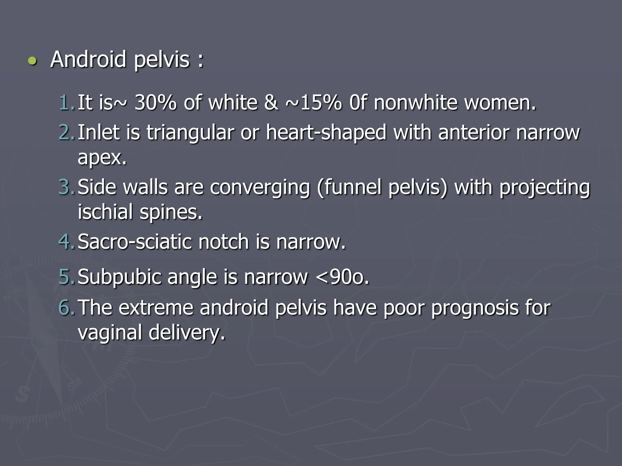 Anatomy of the bony pelvis With all types | PPT