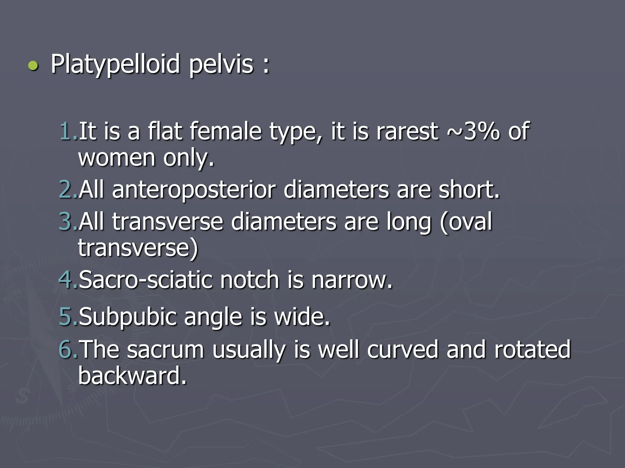 Anatomy of the bony pelvis With all types | PPT