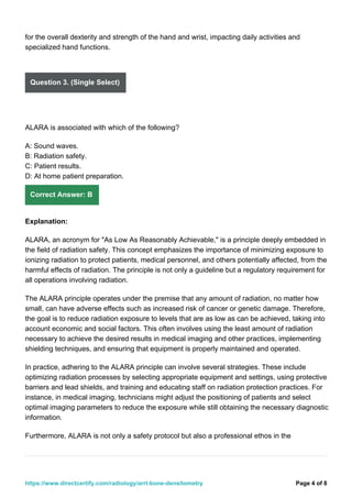 ARRT-Bone-Densitometry Practice Test Questions Answers | PDF