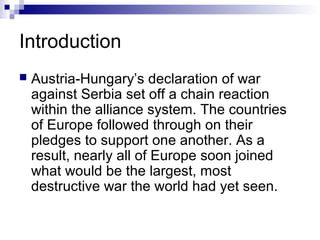 29 2 europe plunges-into_war | PPT