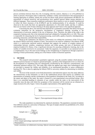 Scalar consistency of collaborative learning: bifactor structural ...