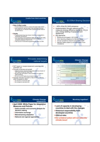 EU climate change mitigation and adaptation plan | PDF