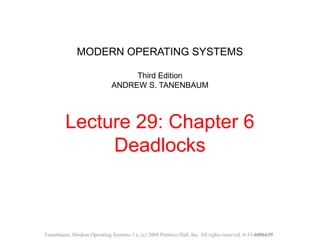 Deadlocks in operating system | PPT | Operating Systems | Computer Software and Applications